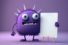 Purple Monster Face Free Stock Photo - Public Domain Pictures