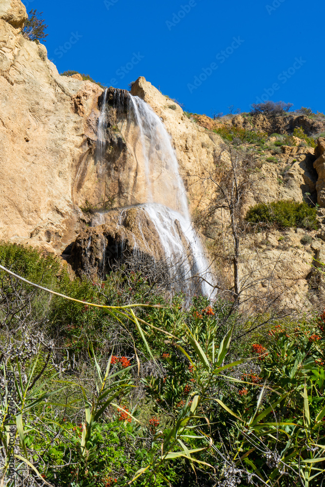 Views of the Southern California landscape during the Escondido falls ...