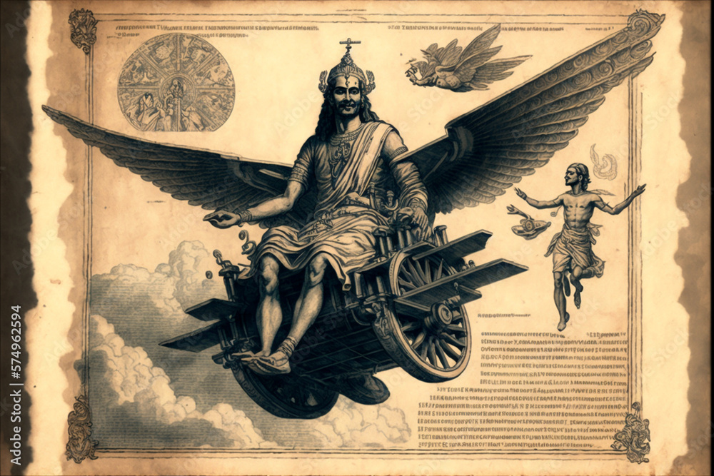 Vimana Illustrations - Discover the Magic of Ancient Vedic Technology ...