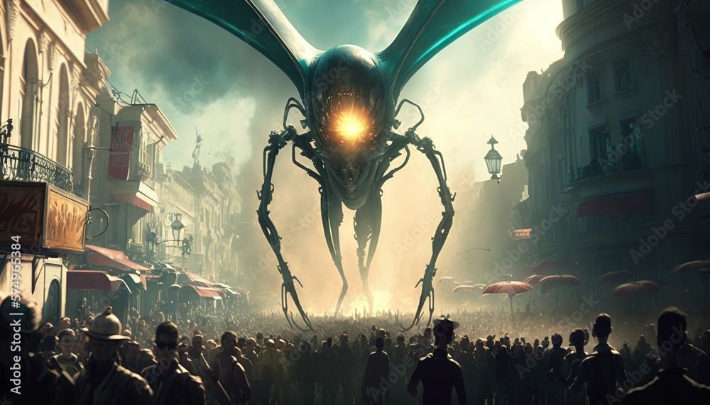 Representation of Alien Monster About to Invade Earth to Conquer ...