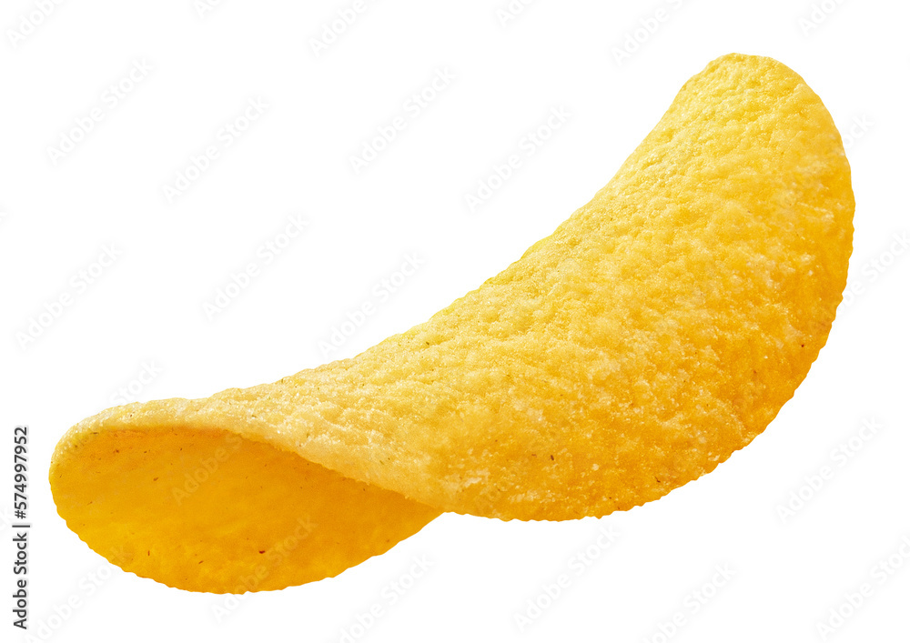 Delicious potato chip cut out Stock Photo | Adobe Stock