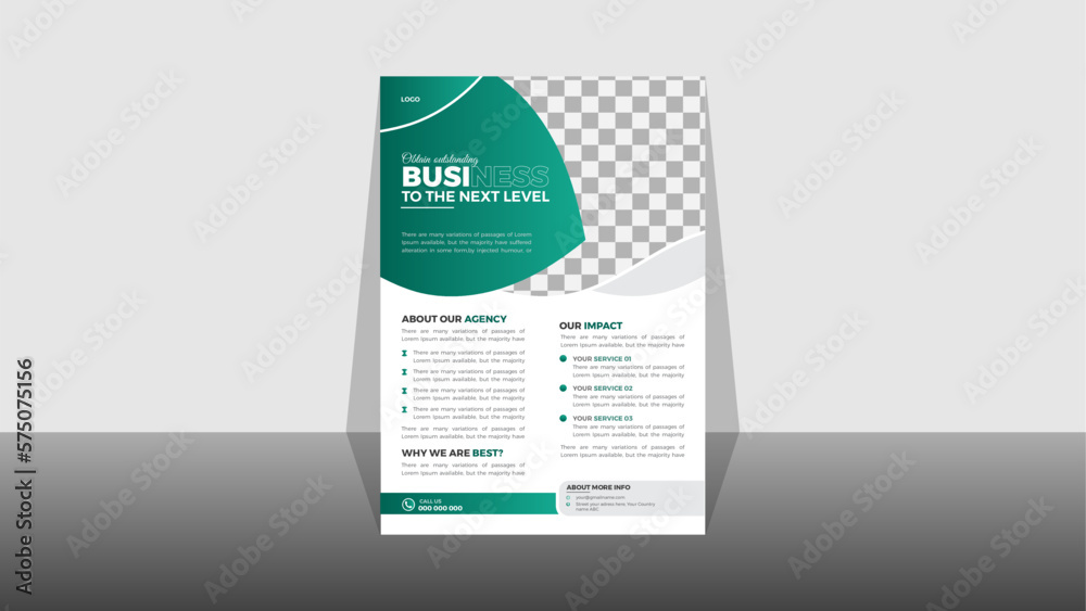 Corporate Business Flyer Design template Poster Marketing Agency ...