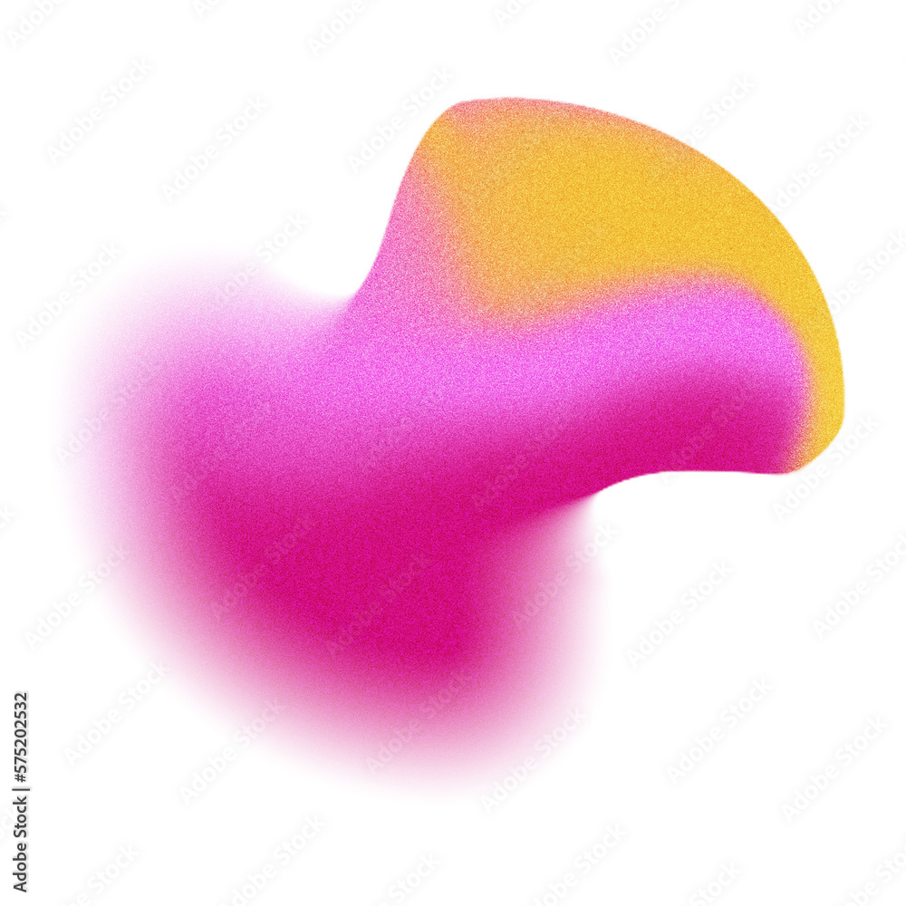 Gradient abstract shape with noise Stock Illustration | Adobe Stock