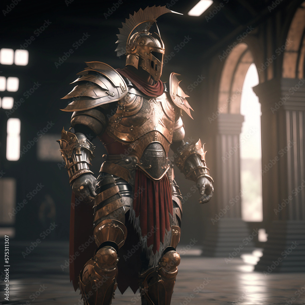 Gladiator of the Future. PS5. Gaming content. Youtube THumbnaild Stock ...