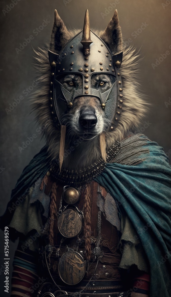 Raiding Valhalla: A Cute, Cool, and Beautiful Viking Animal Hyena ...