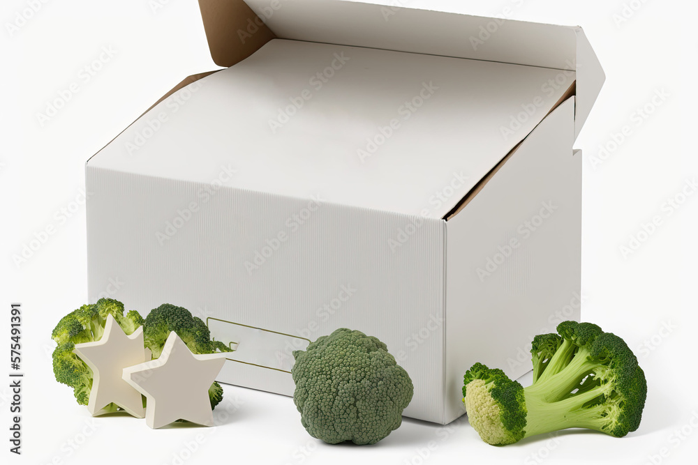 The sustainability rating scale is clearly displayed on the broccoli ...