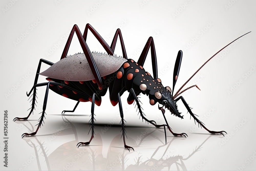 Image of a kissing bug, also known as an assassin bug, up close and ...