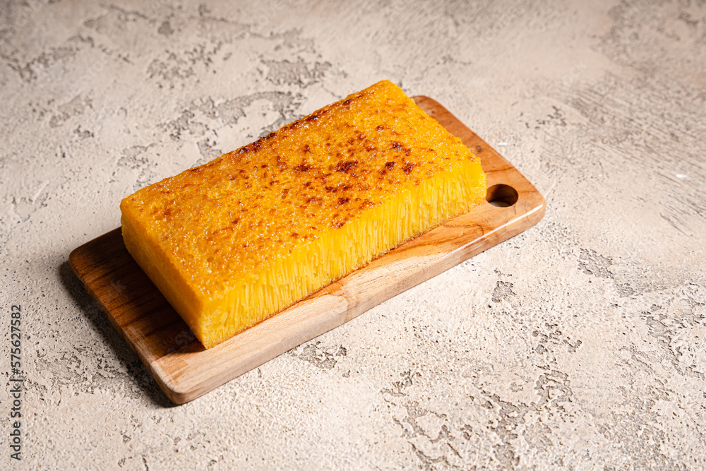 Bika ambon or golden cake or golden kuih bingka in Singapore, is an ...