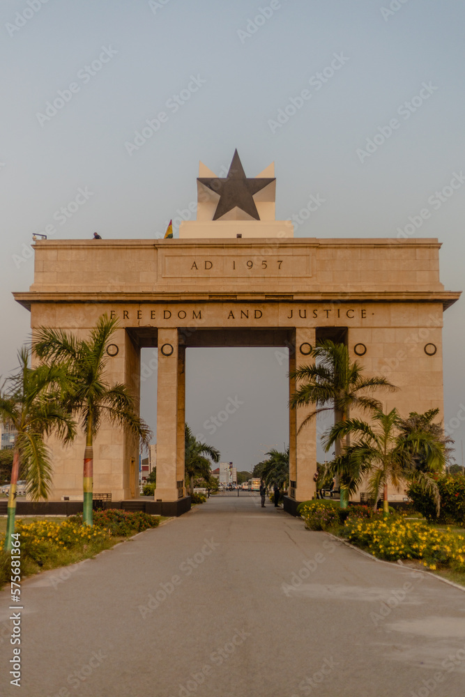 Black Star Square in Accra, Ghana - one of the most important ...