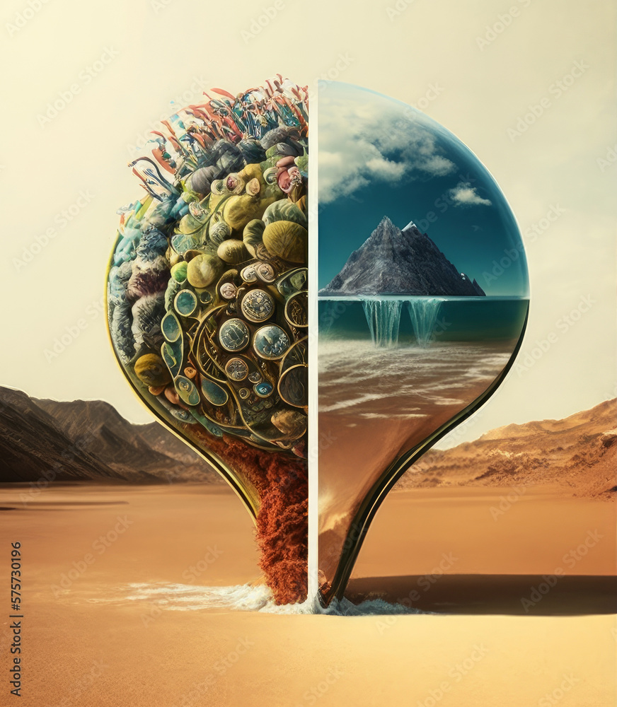 Wellness, escapism, and surrealism come together in imagery that ...