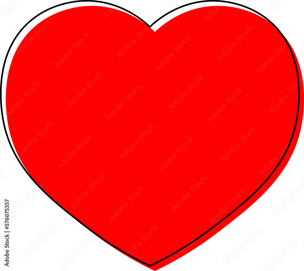 Heart symbol, transparent background, PNG and illustration Stock ...