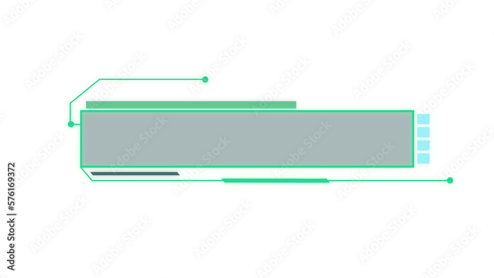 Abstract tab display infographic sci-fi futuristic HUD frame ...
