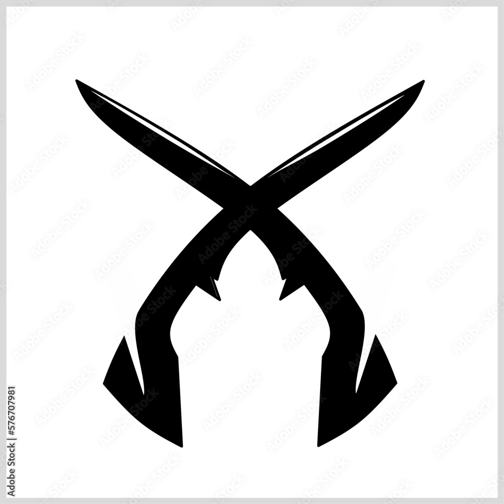 Badik, Iconic Traditional Weapon from Sulawesi, Indonesia. Vector ...