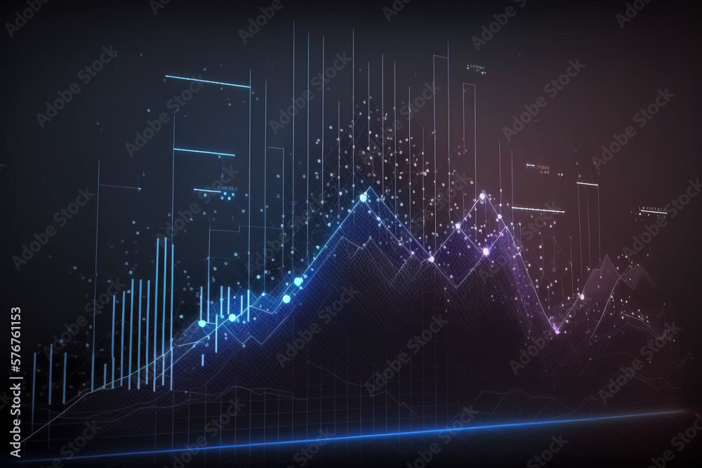 image of stock market graph, stop loss entry candles, take profit ...