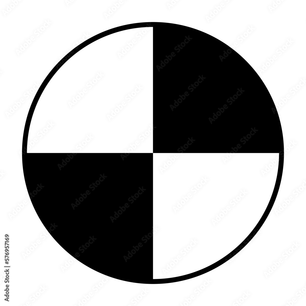 Center of Gtavity symbol, Center of mass and center mark for ...