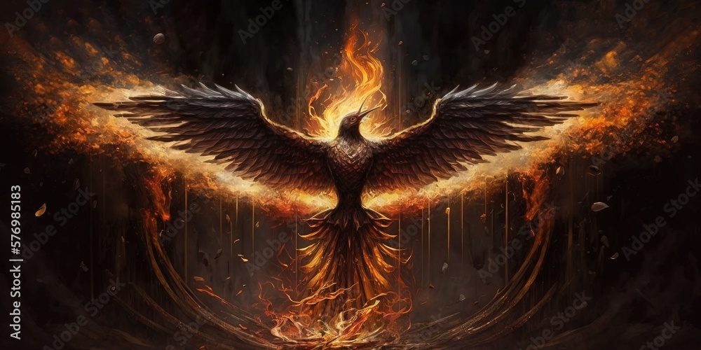 Phoenix, Fantasy scenery, Rebirth, Concept art, Illustration ...