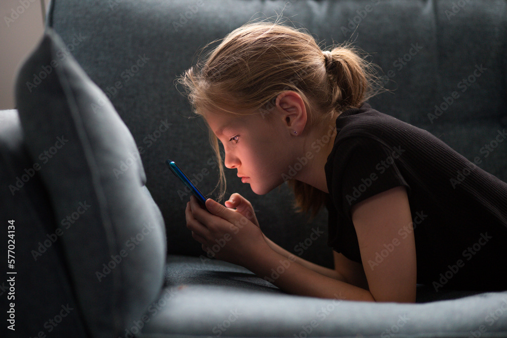 Screen time for children Stock Photo | Adobe Stock