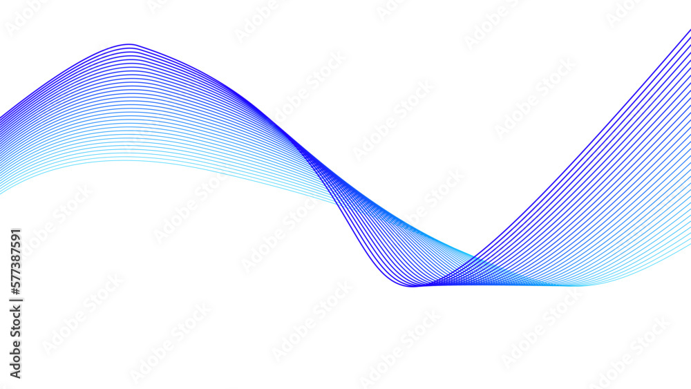 blue purple tech wavy line color gradient background vector ...