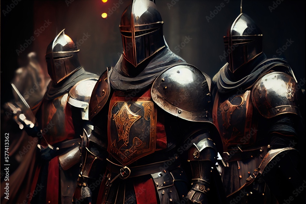 Medieval Knights Concept Art
