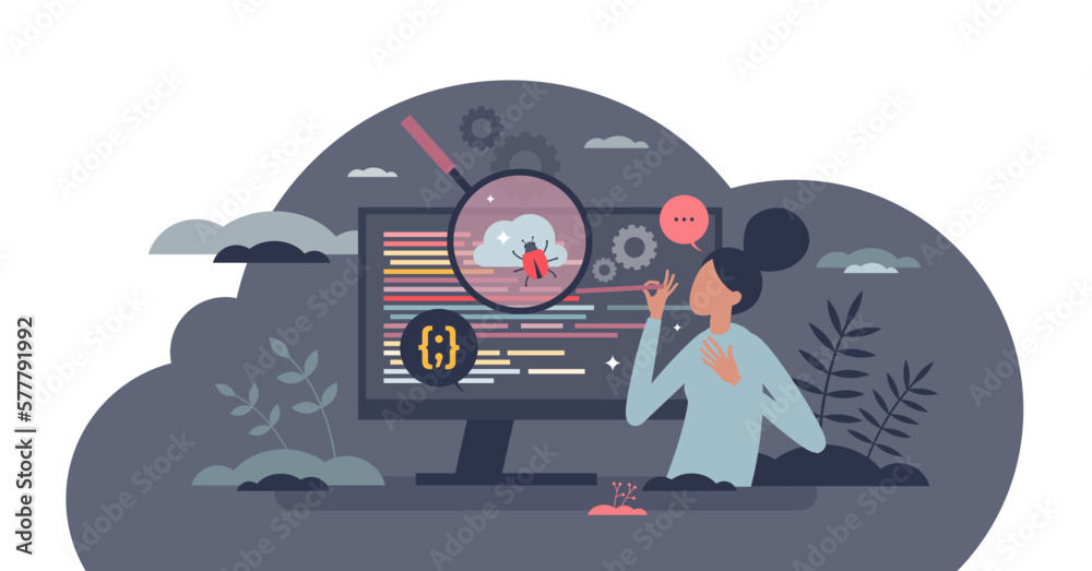 Automated software test with effective bug error checking tiny person ...