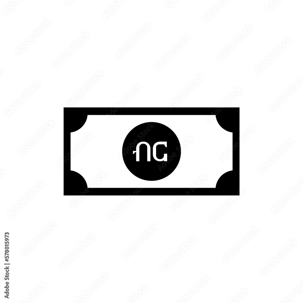 Ethiopia Currency Symbol, Ethiopian Birr Icon, ETB Sign. Vector ...