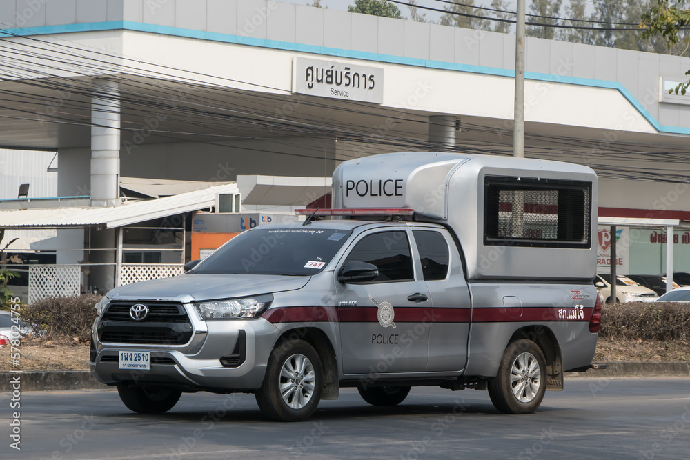 Police car of Royal Thai Police. Stock Photo | Adobe Stock