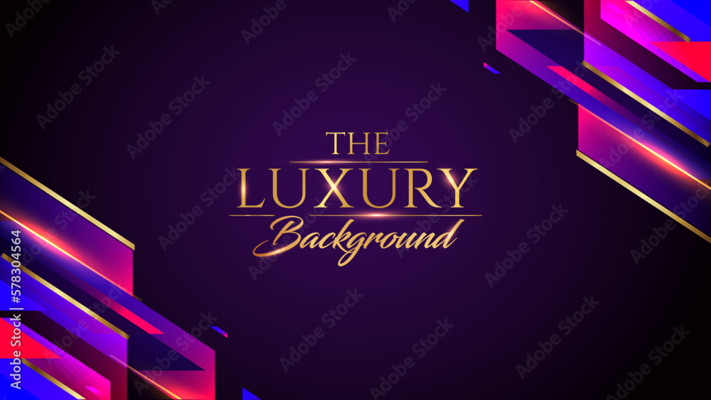 Pink Purple Golden Royal Awards Graphics Background. slant Line Elegant ...