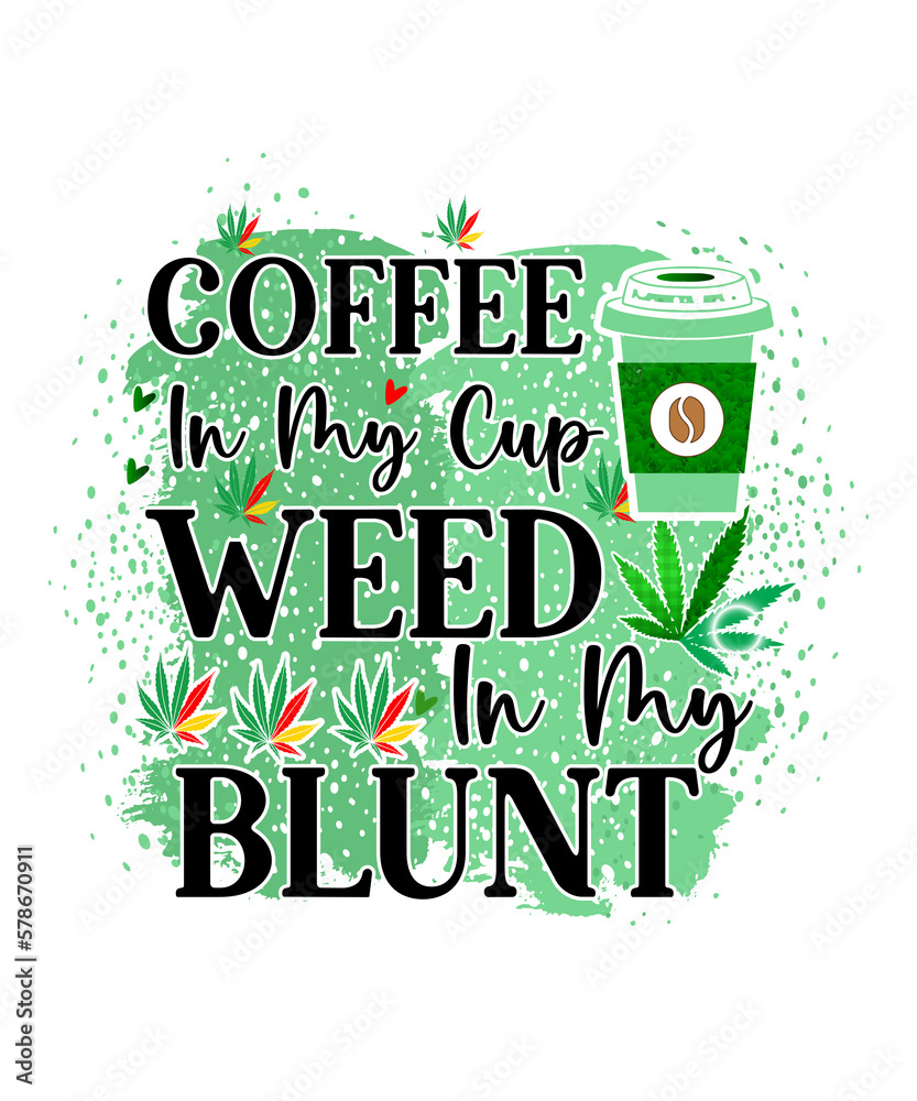Ilustración de Stock \Weed sublimation bundle, Cannabis PNG Bundle ...