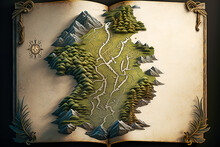 Fantasy Blank Map Free Stock Photo - Public Domain Pictures