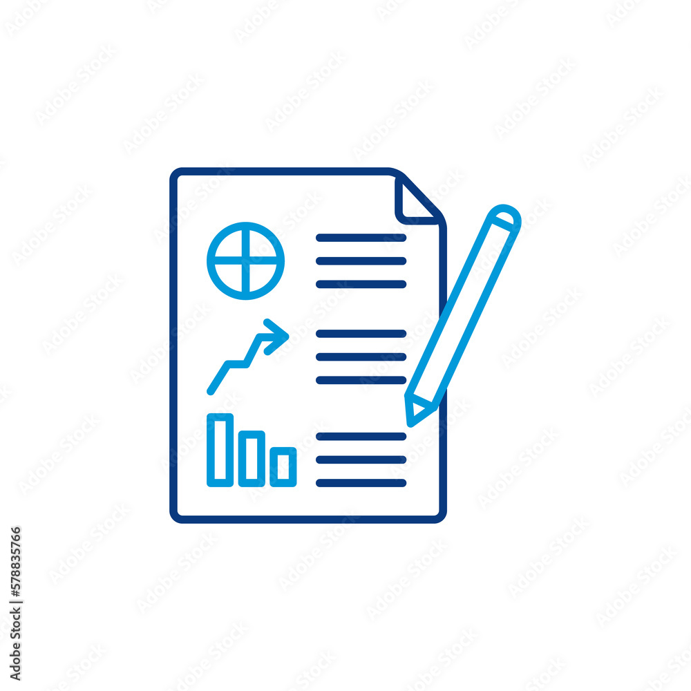 Statistical charts icon png image with transparent background Stock ...