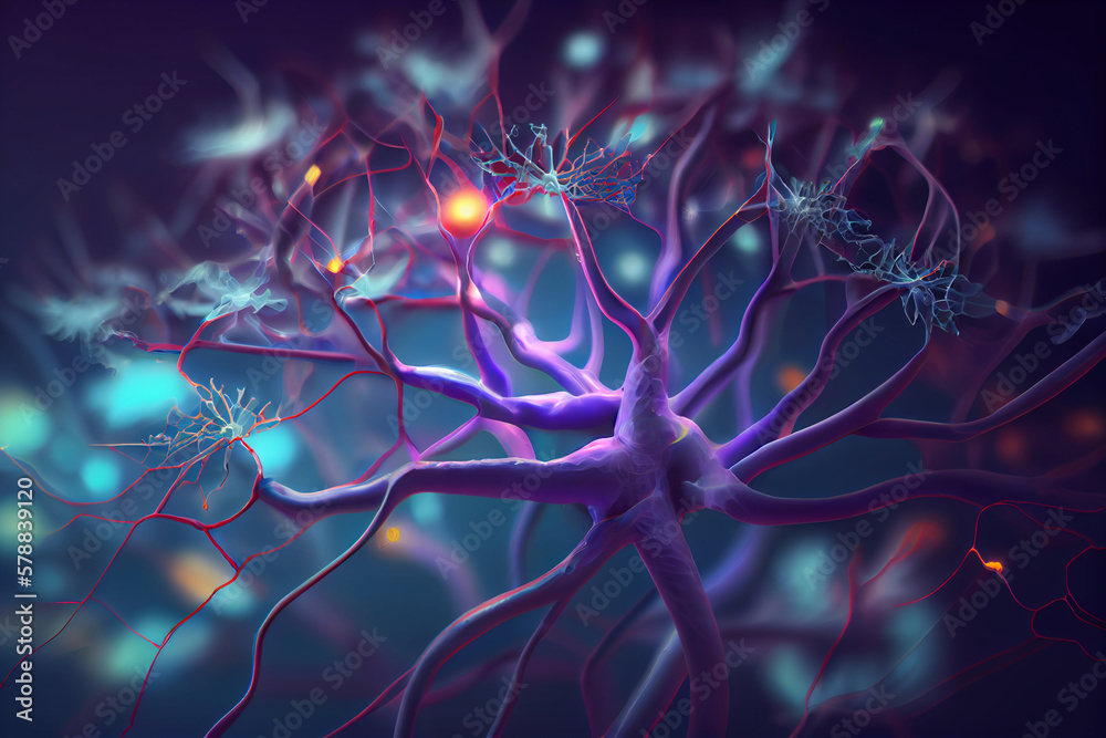 The process of neuroplasticity, showing how new neural pathways are ...