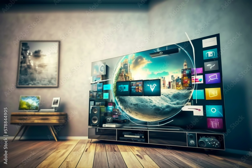 Smart tv management system usign augmented reality, future smart tv ...