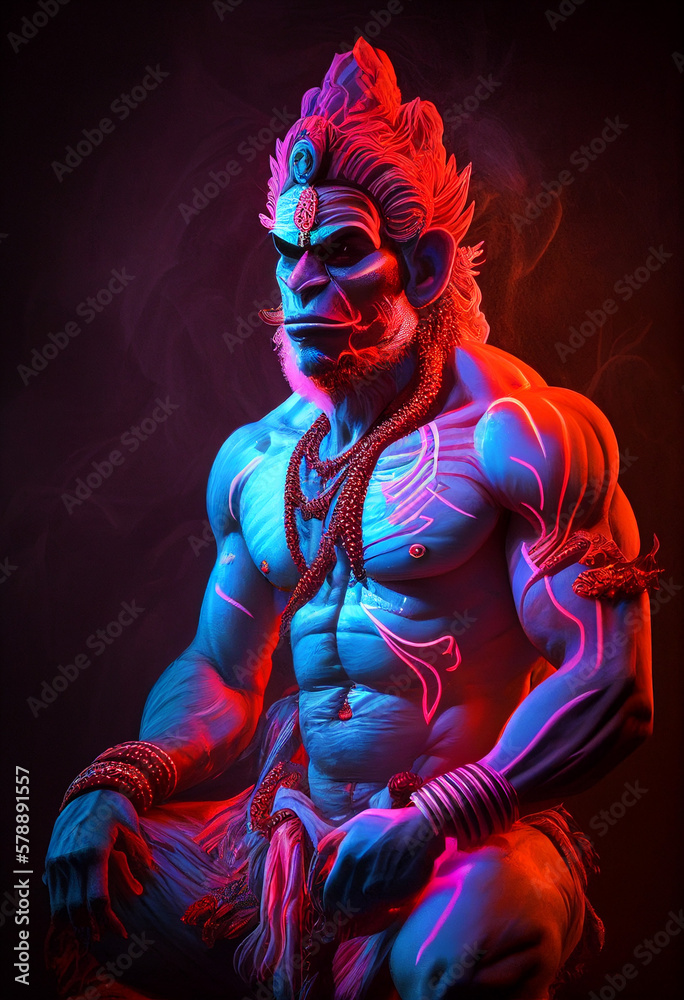 Hindu God Hanuman, Lord Hanuman, Hanumanji, Bajrangbali, Pawanputra ...