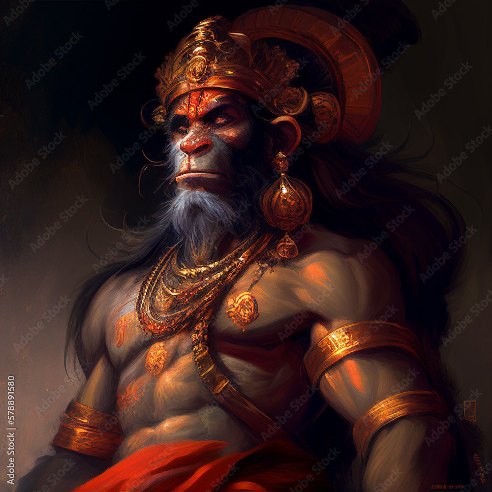 Hindu God Hanuman, Lord Hanuman, Hanumanji, Bajrangbali, Pawanputra ...