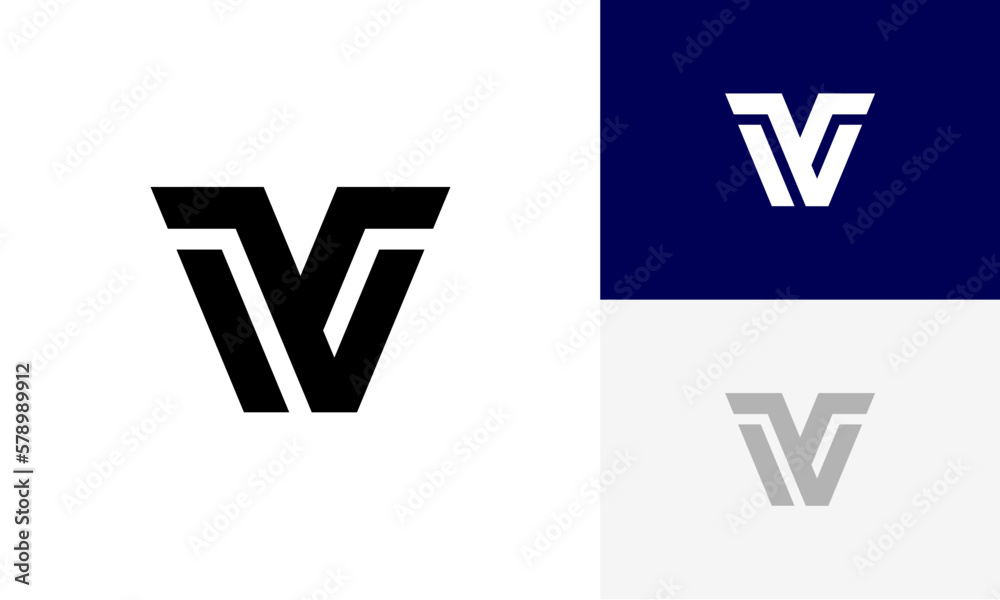 letter V initial logo design vector Stock Vector | Adobe Stock