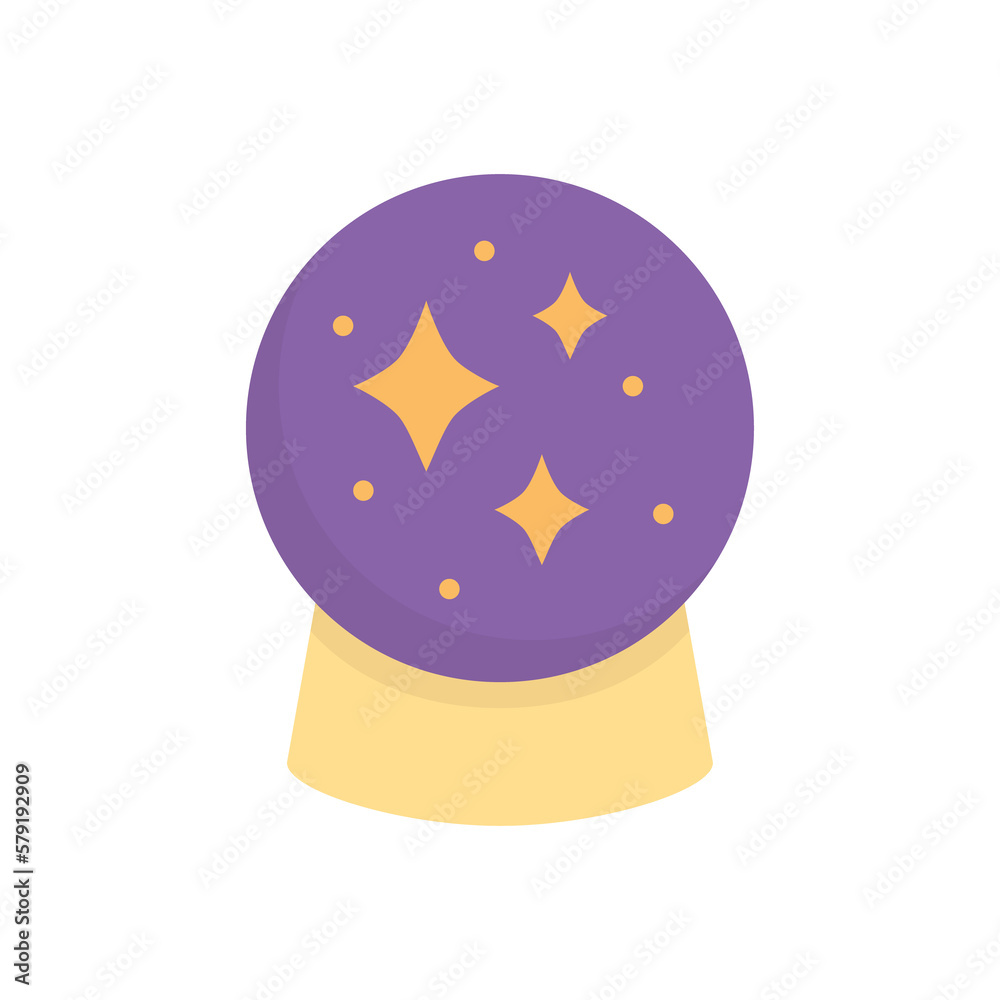 witch crystal ball icon png image with transparent background Stock ...