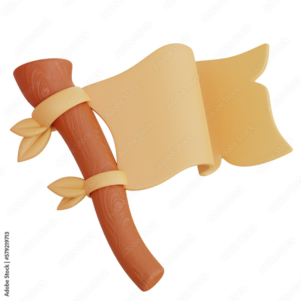 Checkpoint flag 3D Icon Stock Illustration | Adobe Stock