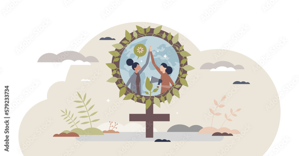 Ecofeminism as feminism with ecological activity effort tiny person ...