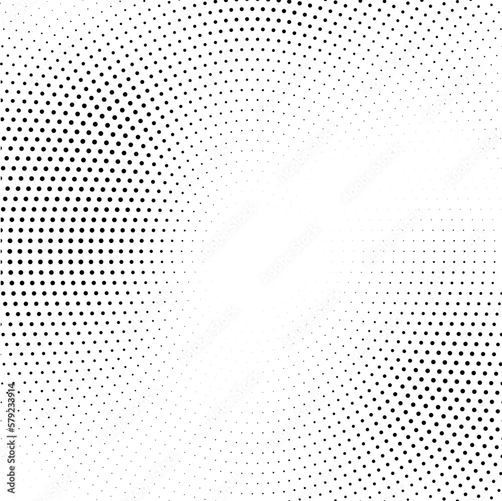 Monochrome Dots Background. Fade Texture. Vintage Pop-art Backdrop ...