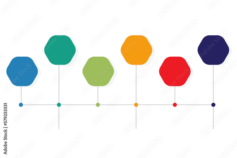 Infographic template for business. Modern Timeline diagram with journey ...