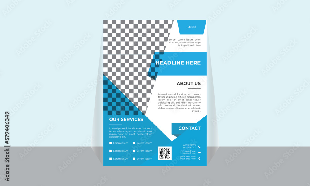 Image vectorielle Stock Modern and creative business flayer design ...