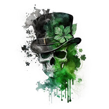 Saint Patricks Lucky Skull Free Stock Photo - Public Domain Pictures