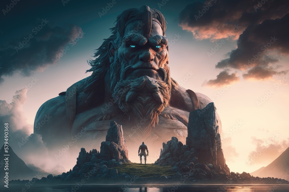 Rising From the East: A Towering Colossus Emerges, Symbolizing the ...