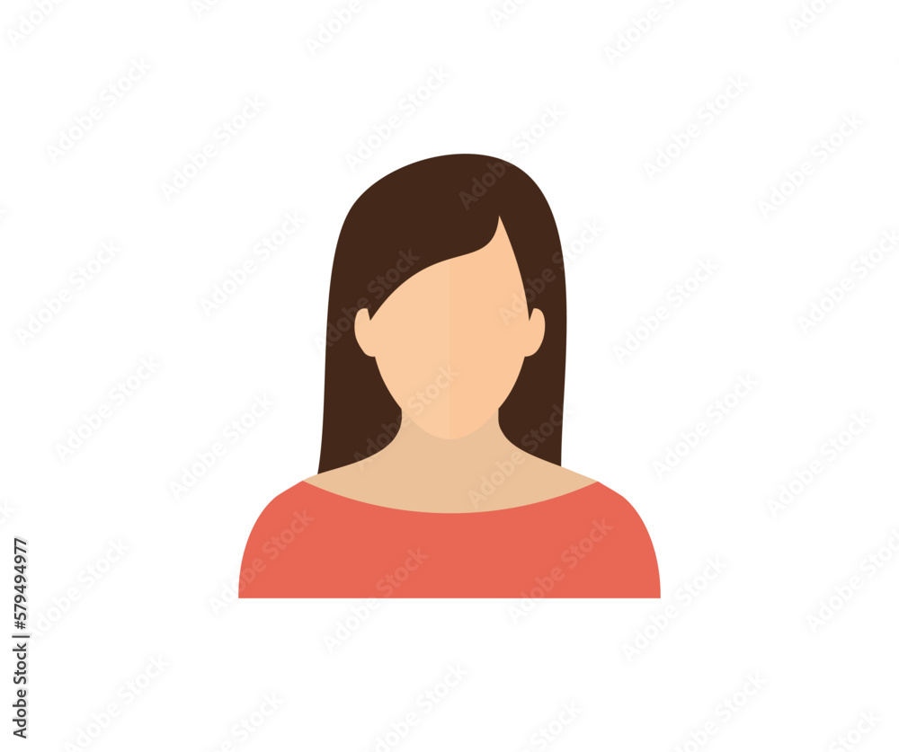 Female User Icon Vector