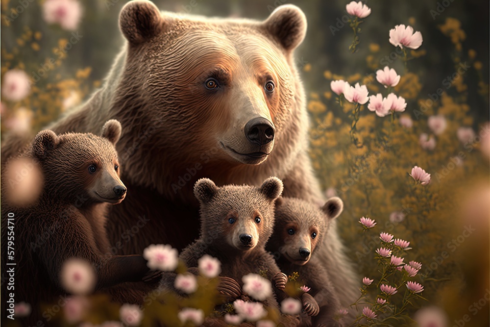 Bear mother love - the loving relationship between parents and their ...