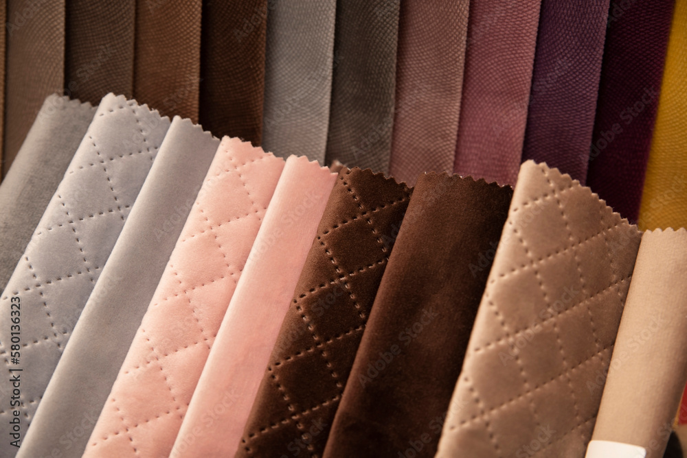 Fabrics in warm pastel colors in the catalog for choosing fabric for ...