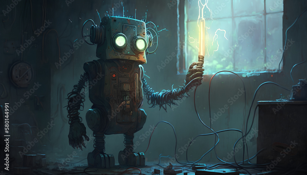 Nikola Tesla As A Robot, Discovering Free Energy, Transmitting ...