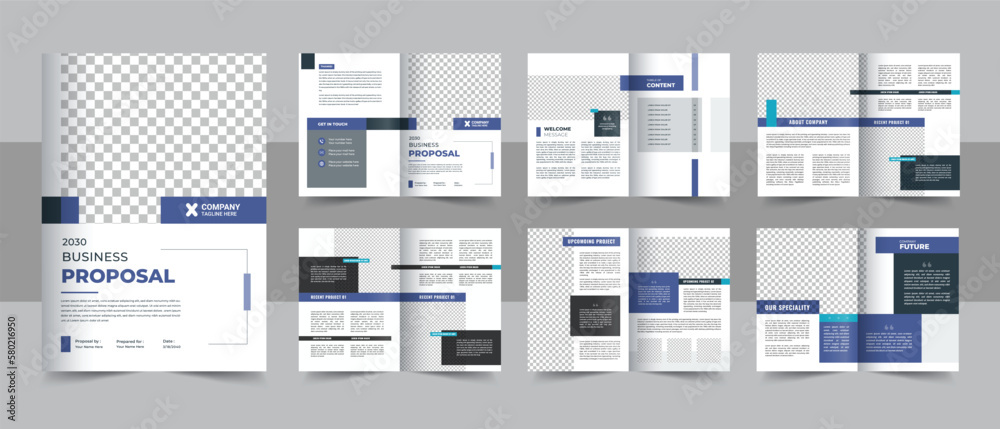 Architecture and interior portfolio layout design, a4 standard size ...