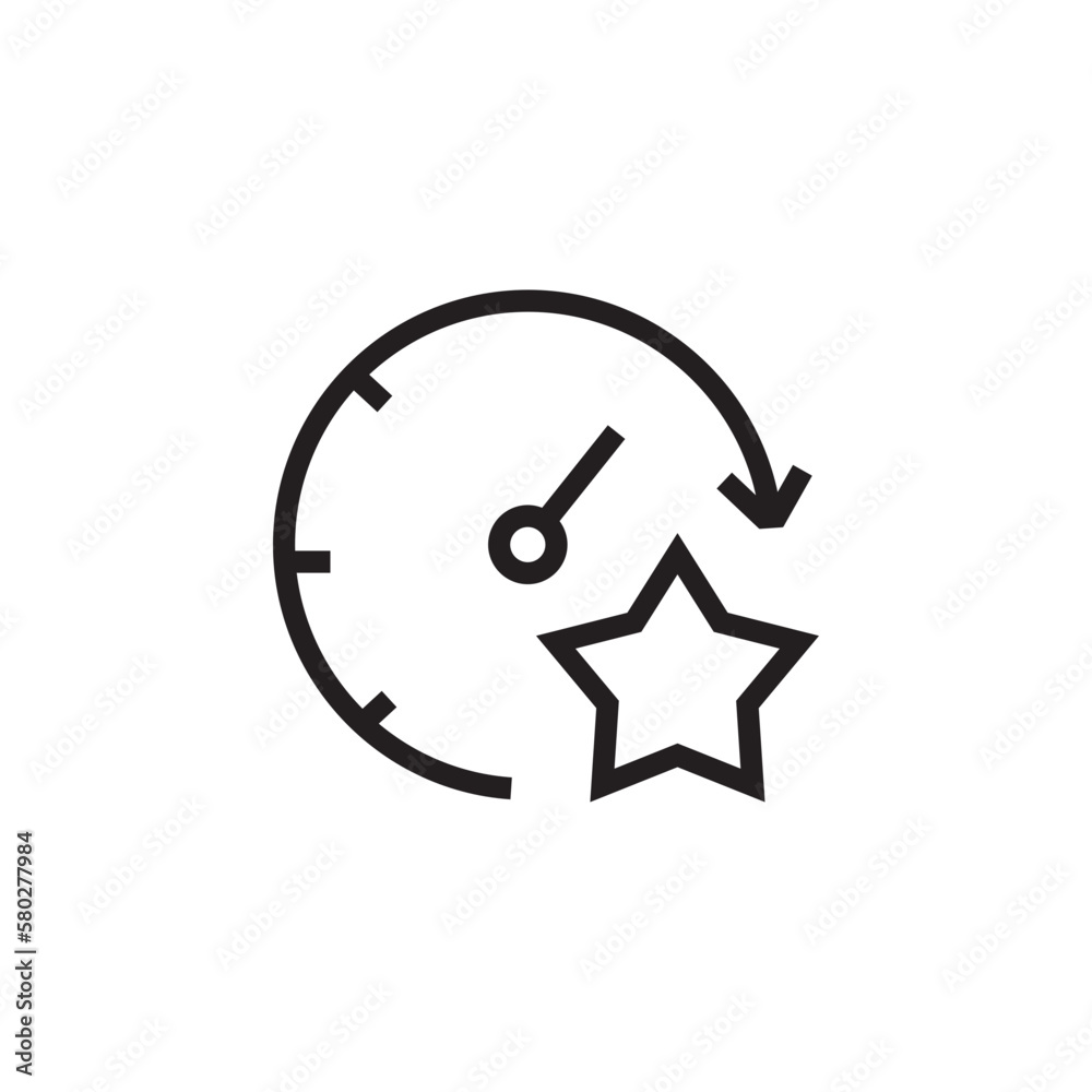 time icon, speedometer icon for app web logo banner poster icon - svg ...