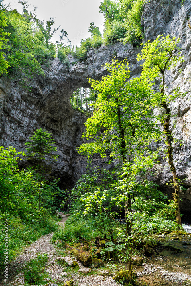 Landscape views in the Rakov Škocjan Landscape Park or Krajinski park ...